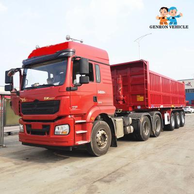 China 3 Axles 50T Heavy Duty Dump Semi Trailer Transport Stones Or Stands for sale
