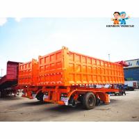 China Used to Transport Stones 3 Axles 5 Axles 60Tons Rear Tipper Semi - Trailer export to Kazakhstan, Uzbekistan. for sale