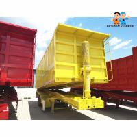 China Used to Transport Stones 3 Axles 5 Axles 60Tons Rear Tipper Semi - Trailer export to Kazakhstan, Uzbekistan. for sale