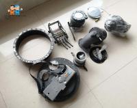 China Customized Spare Parts of Manhole Cover and flange with Big Plate is used the Plate to Punch Forming for sale