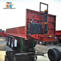 China 3 Axles  5 Axles Genron Brand Rear Dumping Truck Cargo Semi Trailer With Mechanical suspension for sale