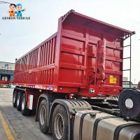 China Used to Transport construction materials ,Sands Dump Truck Trailer Genron Brand With Mechanical suspension for sale