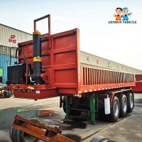 China Strenthened Headboard CQC Sandstone Tipper Truck Trailers for sale