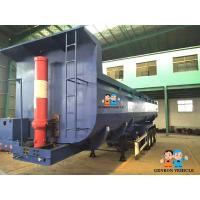 China Heavy Duty Genron Brand U - Type Dump Semi Truck Trailer For Delivery Stones Or Stands for sale