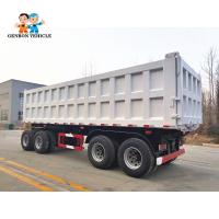 China 2 Axles 50T Dump Semi Truck Trailer For Delivery Sands Export To Kazakhstan, Uzbekistan, Malaysia ,and so on. for sale