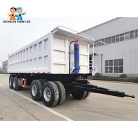 China 2 Axles 50T Dump Semi Truck Trailer For Delivery Sands Export To Kazakhstan, Uzbekistan, Malaysia ,and so on. for sale