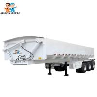China U - Type 3 Axles Side Tipper Semitrailer Export To Kenya, Tanzania, Zambia, Ghana ,etc for sale