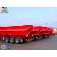 China Torsion Resistant Hyraulic 30M3 50 Tons Dump Semi Trailers for sale