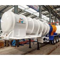 China Q345 Delivery Sulfuric Acid 30ft 25CBM Semi Tanker Trailer for sale