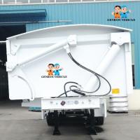 China Genron Brand 3 Axles Side Tipper Truck Semi - Trailer Export To Zambia, Ghana, Kazakhstan ,etc for sale