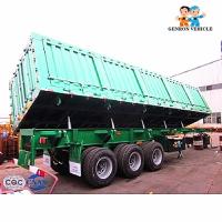 China 3 Axles 40FT Side Dump Tipper Semitrailer Delivery Containers Export To South Africa, Southeast Asia and other countries for sale