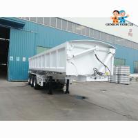 China Durable Wabco Braking Flatbed 3 Axles 60T Dump Semi Trailers for sale