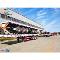 China Anticorrosive E Coating Transporting Q235 40ft Container Tractor Trailer for sale