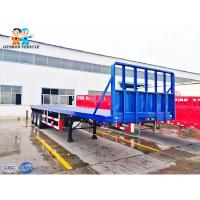 China Genron GV030012 Freight 12M Flatdeck Container Semi Trailer for sale