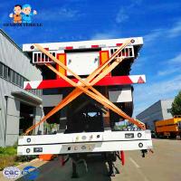 China Genron GV030012 Freight 12M Flatdeck Container Semi Trailer for sale