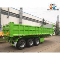 China Heavy Duty 60T Capacity Dumping Truck Trailer Export To Mayanmar, Algeria, Dubai for sale