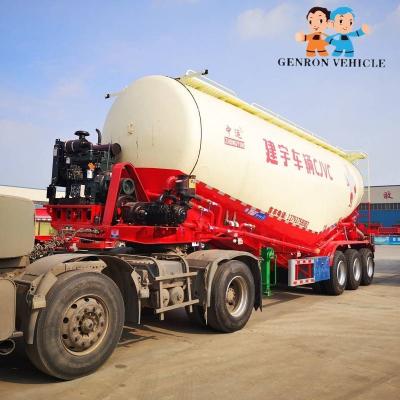China BPW Axle Dry Powder 12M 50cbm Oilfield Cement Bulk Trailer for sale