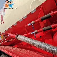 China Skeleton Self Dumping Triaxle 40m3 Dry Bulk Tanker Trailer for sale