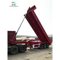 China Air Suspension Rear Tipping Truck Semitrailer 3 Axles 50 Tons Export To African Market for sale