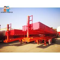 China Reinforced Mechanical Suspension 60 Tons Dump Semi Trailers for sale