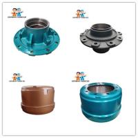 China Truck Trailer Axle Parts Wheel Hub Spoke hub Rear for 10t 13t Light type Axles for sale