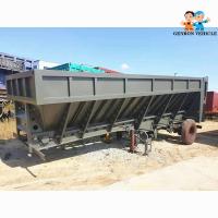 China JOST Landing Gear 18 Wheeler 35M3 Dump Semi Trailers for sale