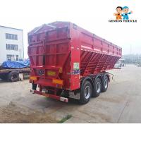 China Used To Delivery Coal Heavy Duty V - Type  Self - Propelled Dumping Trailer 60T 3 Axles for sale