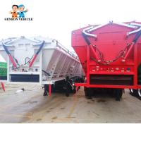 China Genron 60T 4 Axle Grain Aluminum Dump Semi Trailers for sale