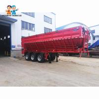 China V - Type Heavy Duty Genron Brand 60 Tons Crawler Dumping Semi Truck Trailer for sale