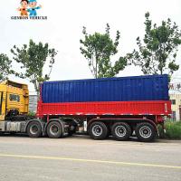 China Genron Air Suspension Rear Tipper Semitrailer Used To Transport 40FT Containers With 3 Axles for sale