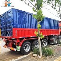 China 3 Axles Heavy Duty Rear Tipper Semitrailer Used To Delivery 20 FT Containers With Mechanical Suspension for sale