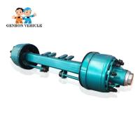 China Light Weight HM518445 Bearing 10 Bolts Fuwa 13t Trailer Axle Kit for sale