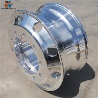 China Aluminum Alloy 12R22.5 22.5 Rim Truck Trailer Spare Parts for sale