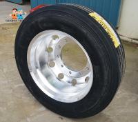 China Aluminum Alloy 12R22.5 22.5 Rim Truck Trailer Spare Parts for sale