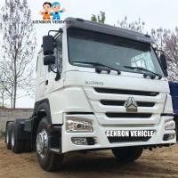 China Highway Transportation Flat Top Euro3 380HP Lightweight Semi Trucks for sale