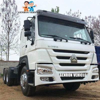 China Highway Transportation Flat Top Euro3 380HP Lightweight Semi Trucks for sale