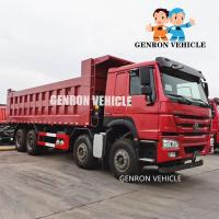 China Construction 12 Wheels HW76 ZZ3317N4667A Tipper Dump Truck for sale