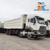 China Construction 12 Wheels HW76 ZZ3317N4667A Tipper Dump Truck for sale