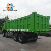China Front Lifting Stone Sand 8X4 30cbm Tipper Dump Truck for sale