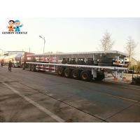 China High Bed 8 Wheel Drive Drawbar 40t Container Semi Trailer for sale
