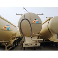 China Tri Axle ABS Locking Mild Steel 40t Cement Bulker Trailer for sale