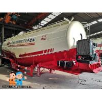 China Powder Goods Particles 50m3 SGS Dry Bulk Tanker Trailer for sale