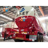 China Zambia Pneumatic 3 Axle 6mm 60Ton Cement Bulk Carrier Trailer for sale
