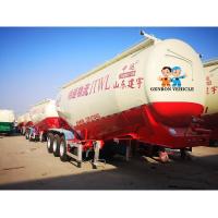 China Powder Material Transporter 35t 3 Axle Dry Bulk Tanker Trailer for sale