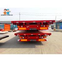 China 40T Bulk Cargo Detachable BPW Heavy Duty Low Bed Trailers for sale