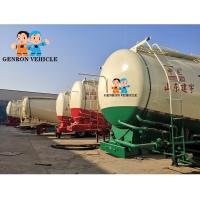 China 3 Axles 55M3 Tank 12 Weels 55Ton Cement Pneumatic Trailer for sale