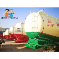 China Three Axles Dry Bulk 65cbm 12000mm Cement Powder Trailer for sale