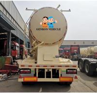 China Pneumatic  Bottom Loading BPW 55CBM Dry Bulk Tanker Trailer for sale