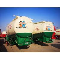 China Carbon Steel FUWA Axles  Conoid 45000L Dry Bulk Tanker Trailer for sale