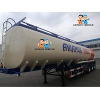 China Aluminum Alloy Enclosed 40CBM Bitumen Liquid Tanker Trailer for sale
